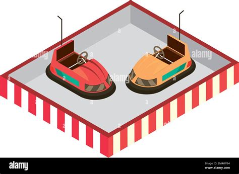 Bumper Cars Amusement Park Stock Vector Image And Art Alamy