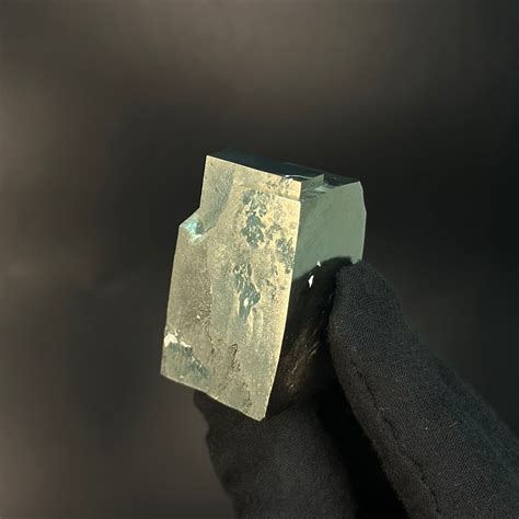 Rectangular Pyrite Specimen From Mina Ampliación A Victoria Navajún