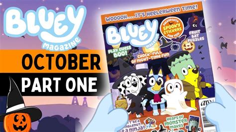 BLUEY Magazine - October 2022 Issue Part 1 🎃 | Bluey Books & Crafts | Disney Jr | ABC Kids ...