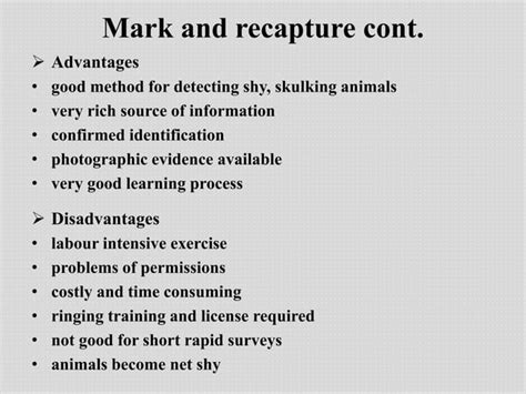 Population Counting Method Line Transect Point Count Mark And