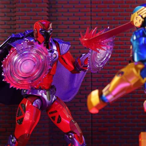 Marvel Fighting Armor Cyclops And Magneto Action Figures Video Review And