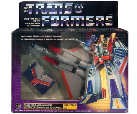 Transformers Decepticon Air Commander Starscream Ego Pre Rub Canadian