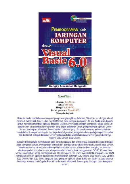 Pemrograman Pada Jaringan Komputer Dengan Visual Basic 60 Pdf