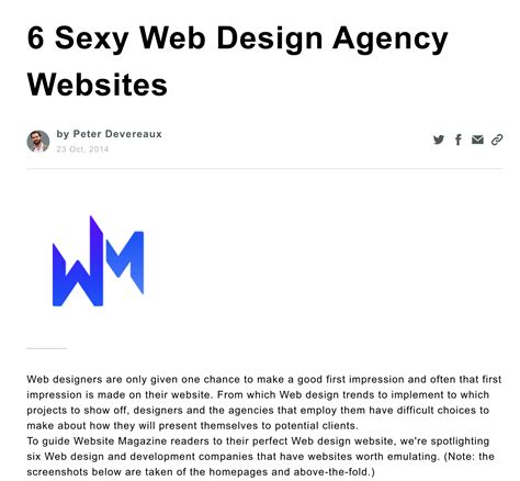 6 Sexy Web Design Agency Websites • New York Website Designer