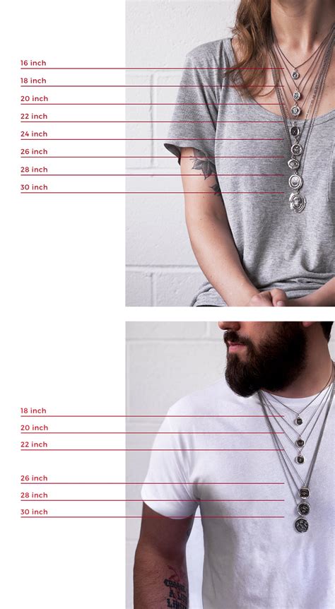 Necklace Size Guide