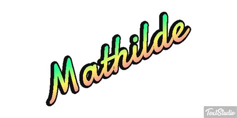 Mathilde Name Animated  Logo Designs