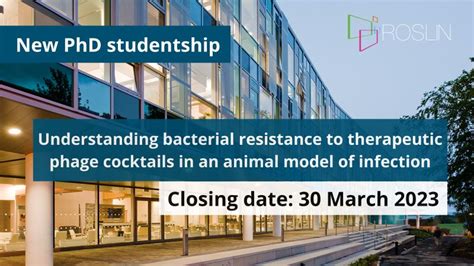 Roslin Institute On Linkedin Phdposition Bacteriophage Research Phd