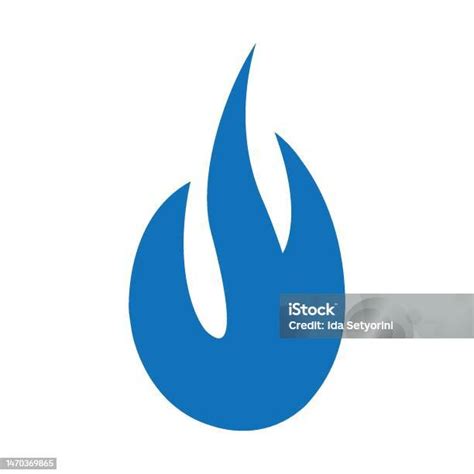 Logo Api Api Biru Ilustrasi Stok Unduh Gambar Sekarang Api Api Fenomena Alam Api