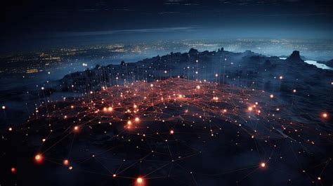 Premium Ai Image Decentralized Neural Data Network