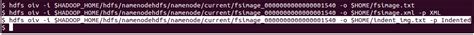 Hadoop Fsimage Offline Viewer Stack Overflow