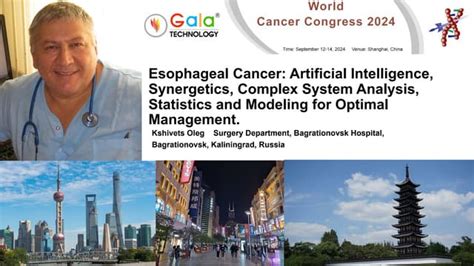 Esophageal Cancer Artificial Intelligence Synergetics Complex System Analysis Statistics And