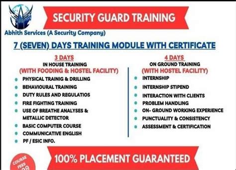 Security Guard Training Service In Guwahati Id 2850442075697