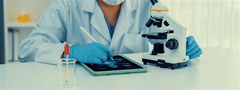 Premium Photo Innovative Medical Biotechnology Software With Lab