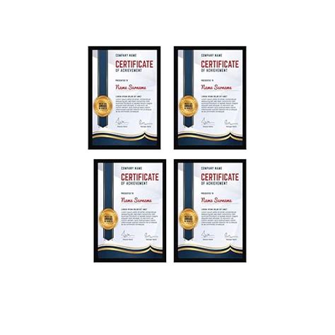 Glamsiya A4 Size Certificate Frames A4 Size Photo Frame For Wall