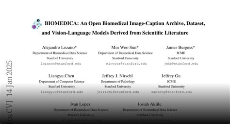 Paper Page Biomedica An Open Biomedical Image Caption Archive