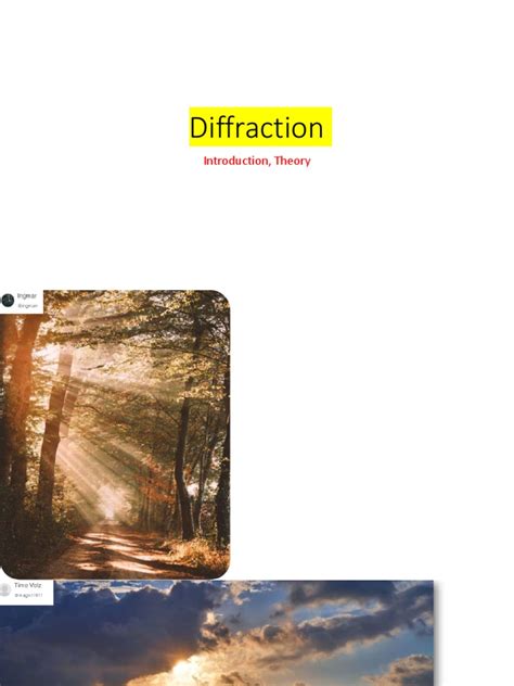 Diffraction Pdf Diffraction Motion Physics