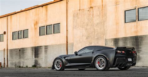 Matte Black Chevy C7 Z06 Corvette Weld Rt S S81 Weld Racing Wheels