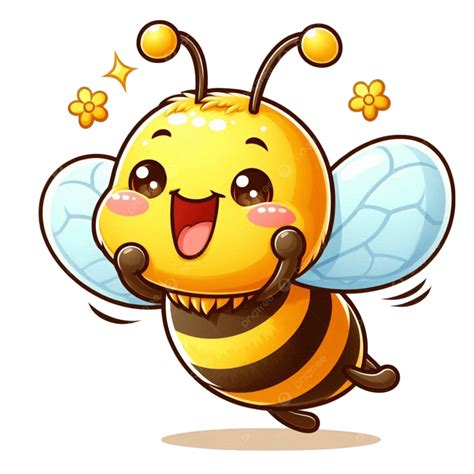 Lindas Abejas De Dibujos Animados Ilustración De Colmena De Dibujos