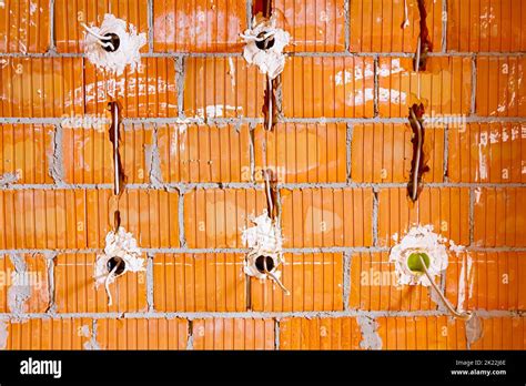 Exposed One Electrical Socket With The Top Cover Removed For Installation Of The Wiring On The