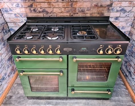 Rangemaster 110 Gas Lpg Green Cooker Delivery Available Ebay Uk