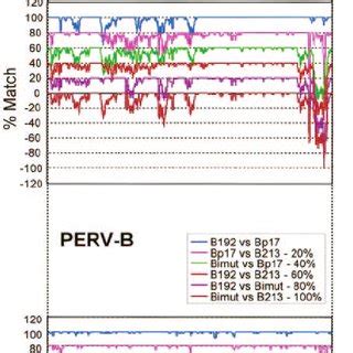 Phylogenetic Trees For Perv Genome Regions Of Leader Gag Pro Rt In