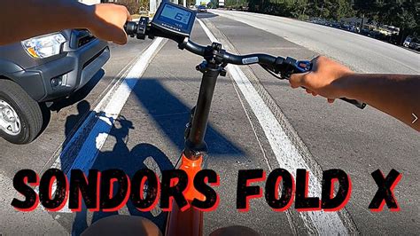 Sondors Fold X Electric Bike Unboxing And First Ride Youtube