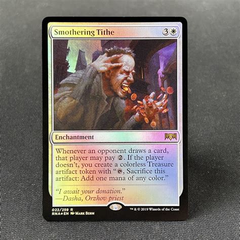 Smothering Tithe Rna 22 Foil Mtg Proxy Cards Xn 2 Ow8ax46b0zlr2e
