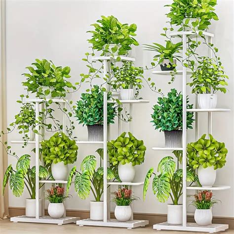 Étagères En Fer Pour Plantes En Pot Support Pour Plantes à Fleurs Multiples étagère Pour