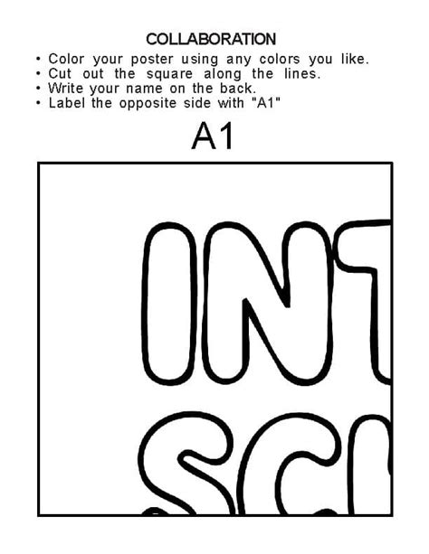 International School Libraries Month Collaborative Poster Activity