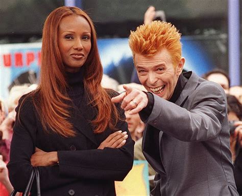 Iman And David Bowie 1992