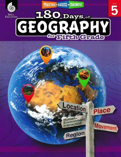 180 Days Of Geography For Fifth Grade Book 180 Days Of Geography For