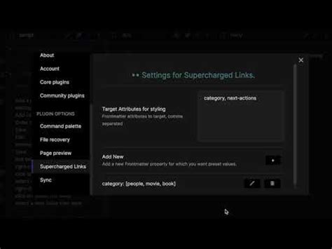 Supercharged Links Showcase Share And Showcase Obsidian Forum