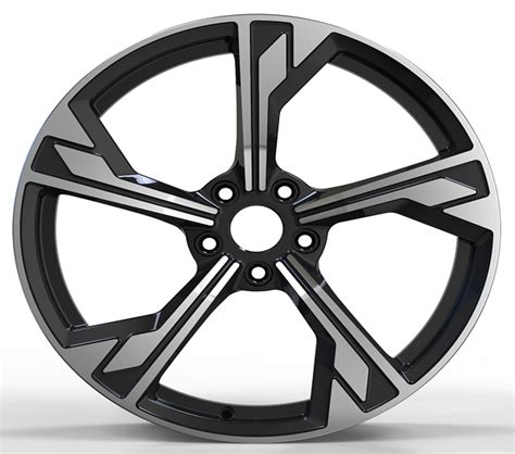 19x85 Wf Aftermarket Wheel Ml0089 1 Black Machine Face 5x1126645 Et