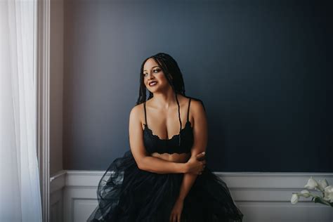Intimate Photography Black Lace Boudoir