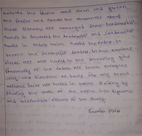 Ncc Is Nation Building India Ncc