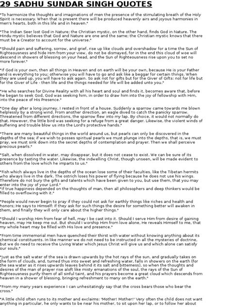 29 Sadhu Sundar Singh Quotes Pdf Heaven Prayer
