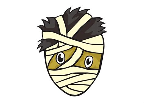 Premium Vector Mummy Head Vector