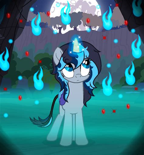 Mlpoc Red Crystals And Blue Flames By Princessyanderequinn On Deviantart