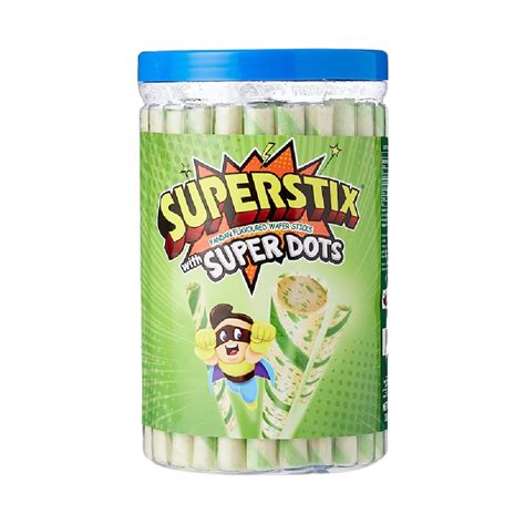 Super Stix Biscuit Stick Pandan Flavour 324g