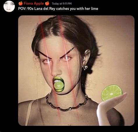 Lime Lips R Lanadelrey