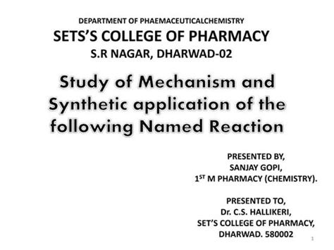 Bop Reagent Synthetic Coupling Reagent Pptx Chemistry Science
