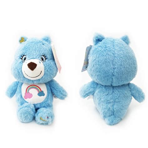 Dollthai Shop ตุ๊กตา แคร์แบร์ สีน้ำเงิน พร้อมกล่องของขวัญ