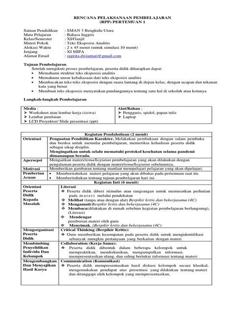 Analytical Exposition Pdf