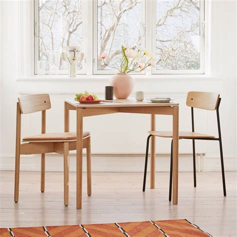 Cecilie Manzs Flat Pack Plint Table For Takt Is Made Up Of Two Parts