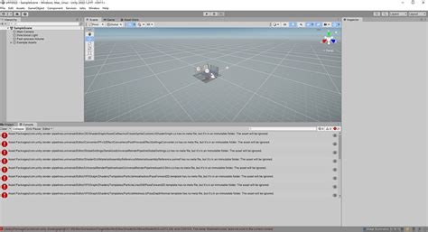 Unity 2022 Urp Template Do Not Work Unity Engine Unity Discussions