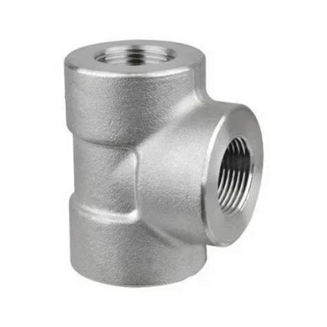 1 Inch Straight Stainless Steel Sw Threaded Equal Tee At ₹ 100 Piece In Thane