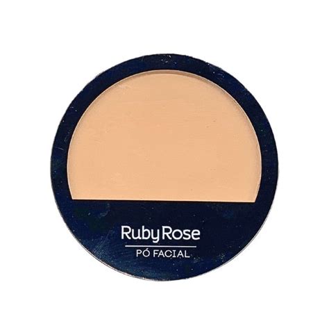 Pó Facial Compacto Ruby Rose Pc04