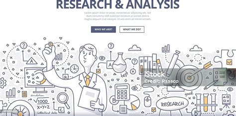 Research Analysis Doodle Concept Stock Illustration Download Image