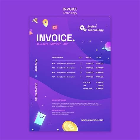 Free Psd Technology Template Design