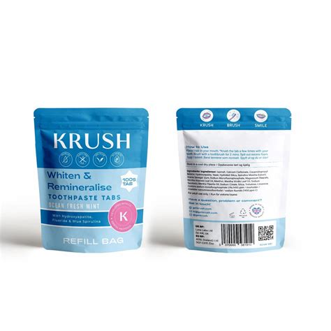 Krush Toothpaste Tabs Refill Whitening Life